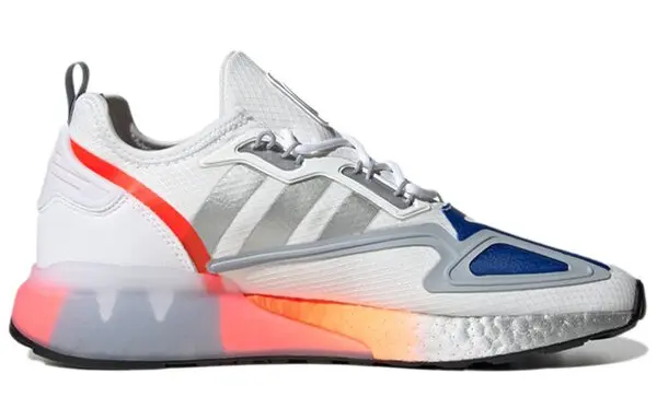 Adidas Zx 2k Boost Metallic Silver Sneakers