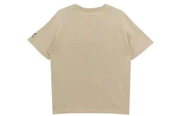 NEW BALANCE Athleisure Casual Sports Round Neck Short Sleeve - Khaki