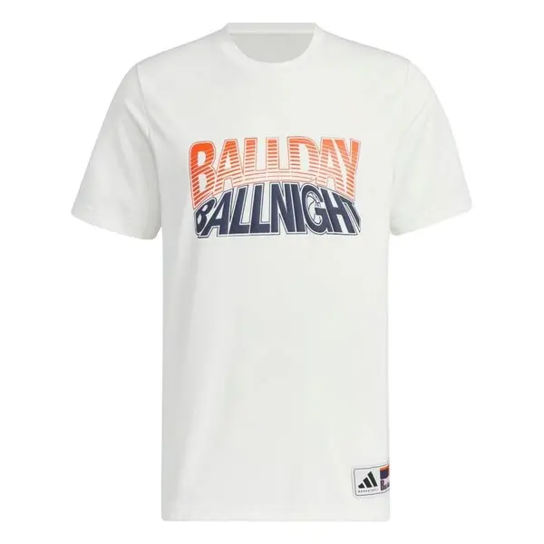 Adidas Basketball Aeroready T-shirt Asia Sizing 'white Blue Red