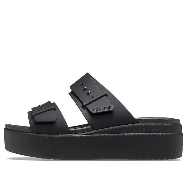CROCS Brooklyn Low Platform Sandals - Black