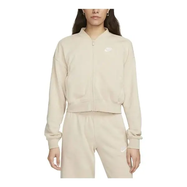 Nike Oversized Cropped Full-zip Jacket
