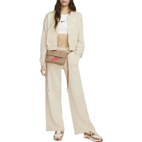 Nike Oversized Cropped Full-zip Jacket