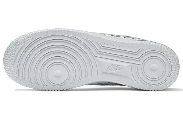 Nike Force 1 Low '07 Qs 'all Over Logo White - White/black