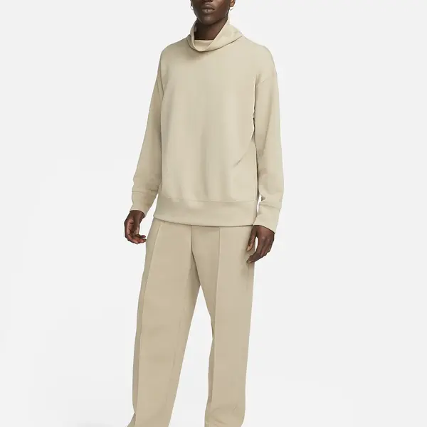 Nike Tech Fleece High Neck T-shirt - Khaki