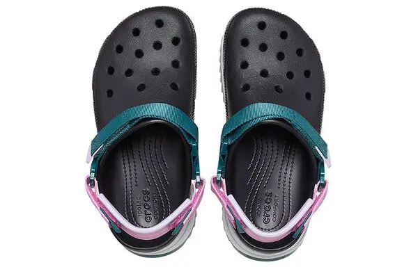 CROCS Classic Hiker Clog - Black/grey/teal