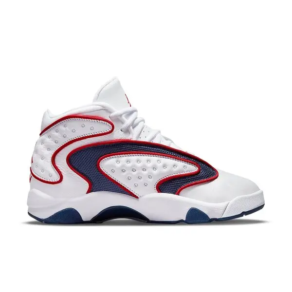 JORDAN Og High Top Sneakers - White/blue/red