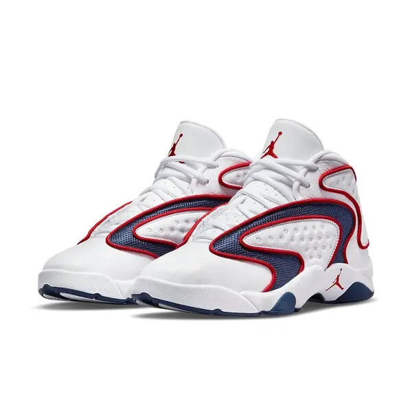 JORDAN Og High Top Sneakers - White/blue/red