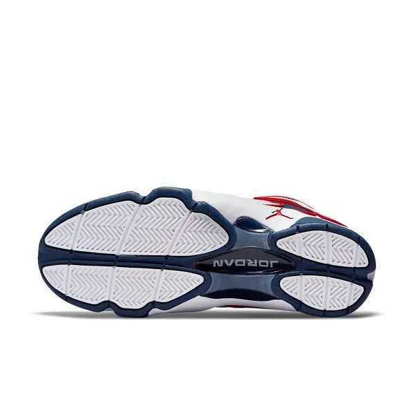 JORDAN Og High Top Sneakers - White/blue/red