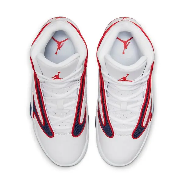JORDAN Og High Top Sneakers - White/blue/red