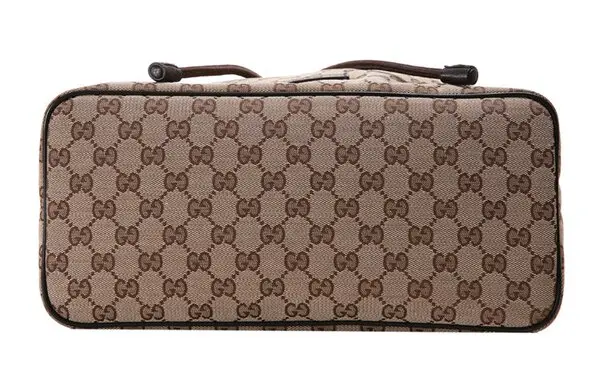Gucci Logo Monogram Canvas Bucket Bag Backpack