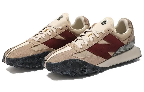 NEW BALANCE Xc-72 Lace-up Sneakers - Khaki/cream/red