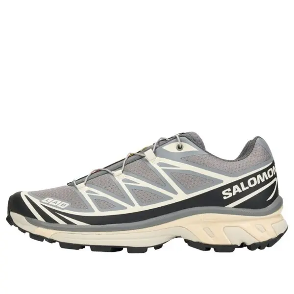 SALOMON Xt-6 Recut Sneakers - Grey/black/vanilla