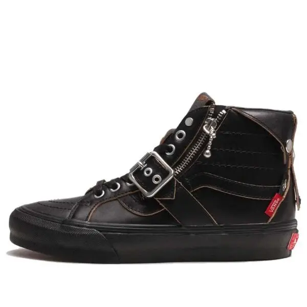 VANS Sk8 Hi High-top Sneakers - Black/red