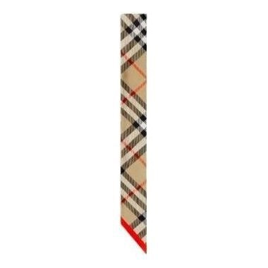 Burberry 25 House Check Silk Scarf - Beige