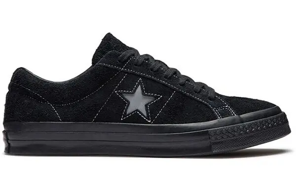 CONVERSE One Star Suede Low Top Sneakers - Black