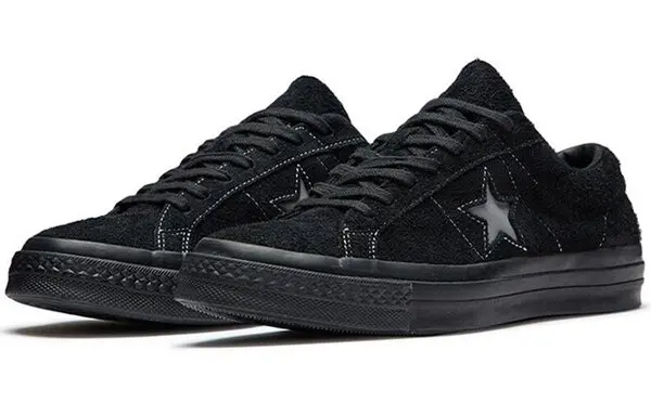 CONVERSE One Star Suede Low Top Sneakers - Black
