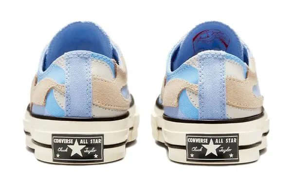 CONVERSE Chuck 70 Low Top Sneakers - Creamwhite/blue