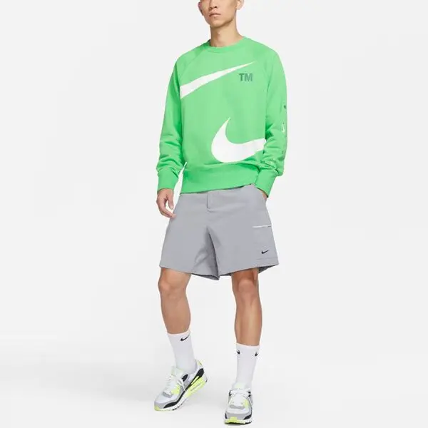 Nike Swoosh Graphic Knit Crewneck Pullover