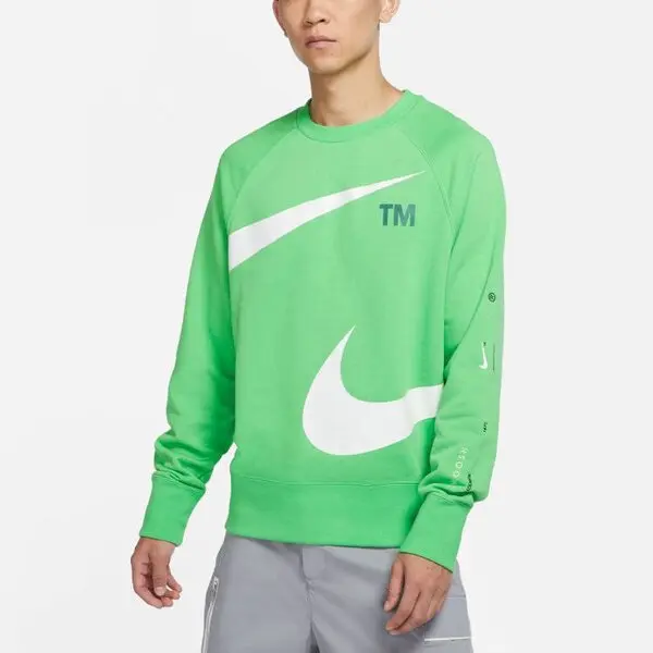 Nike Swoosh Graphic Knit Crewneck Pullover