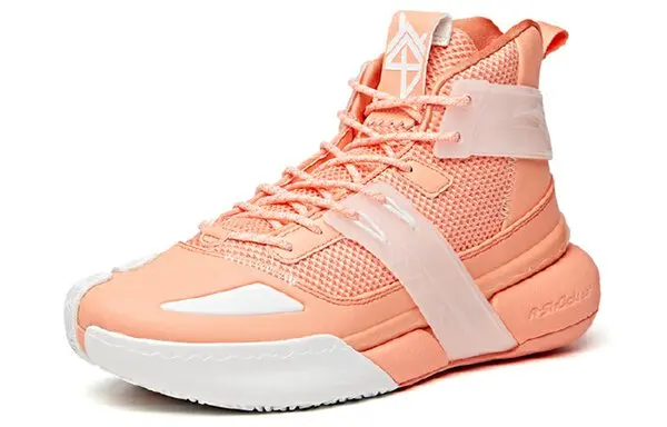 ANTA Quick Battle 4 High Top Sneakers - Orange/white