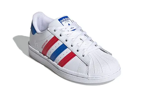 Adidas Originals Superstar Bp Sneakers - White/blue/red