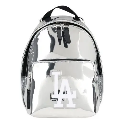 MLB Los Angeles Dodgers Metallic Backpack - Silver