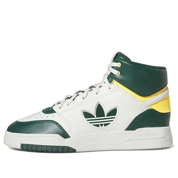 Adidas Originals Superstar Drop Step Sneakers - Cloud White/green