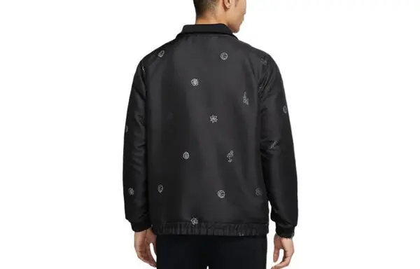 Nike Premium Pattern Printing Lapel Long Sleeve Jacket