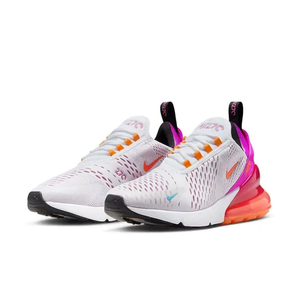 Nike Max 270 Sneakers - White/fuchsia Dream/active Fuchsia