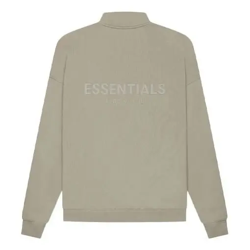 Fear Of God Ss21 Mockneck Half Zip - Moss