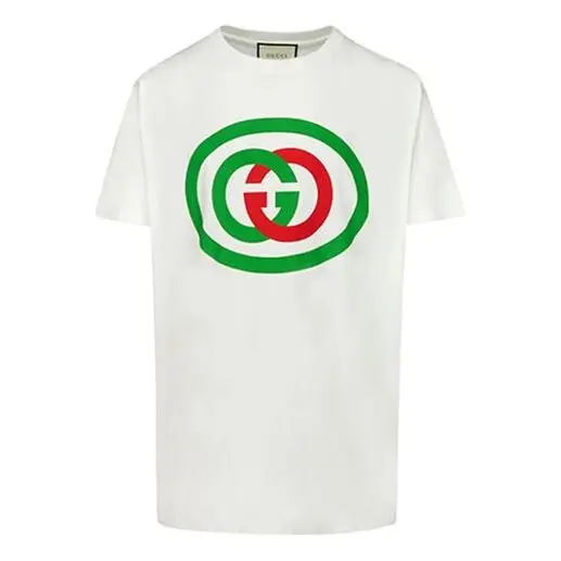 Gucci Cotton Oversize With Interlocking G - White