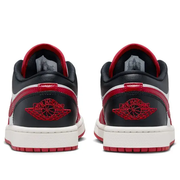 JORDAN 1 Low "white Gym Red" Sneakers - White/red/black