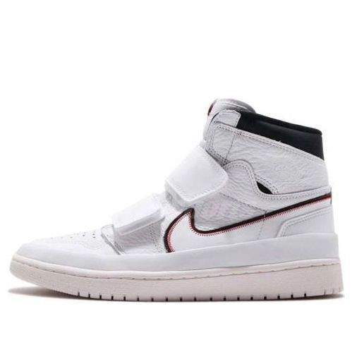 JORDAN 1 Retro High Double Strap Sneakers - White/black