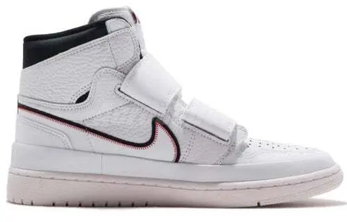 JORDAN 1 Retro High Double Strap Sneakers - White/black