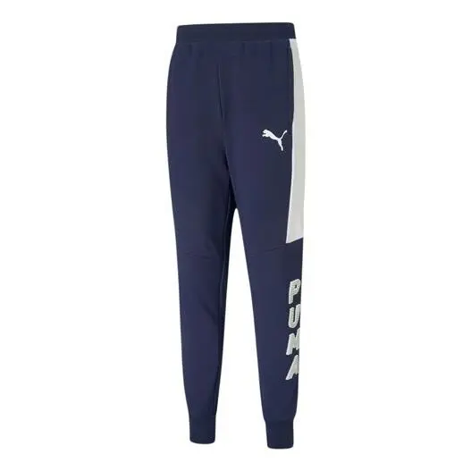 PUMA Modern Sports Pants 'navy White - Navy/white