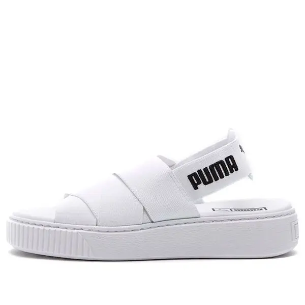 PUMA Platform Trace Sandals - White/black