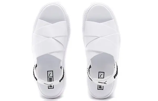 PUMA Platform Trace Sandals - White/black