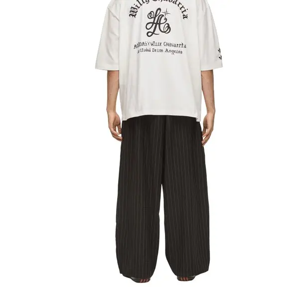 Adidas X Chavarria Pinstripe Track Pant 'black White