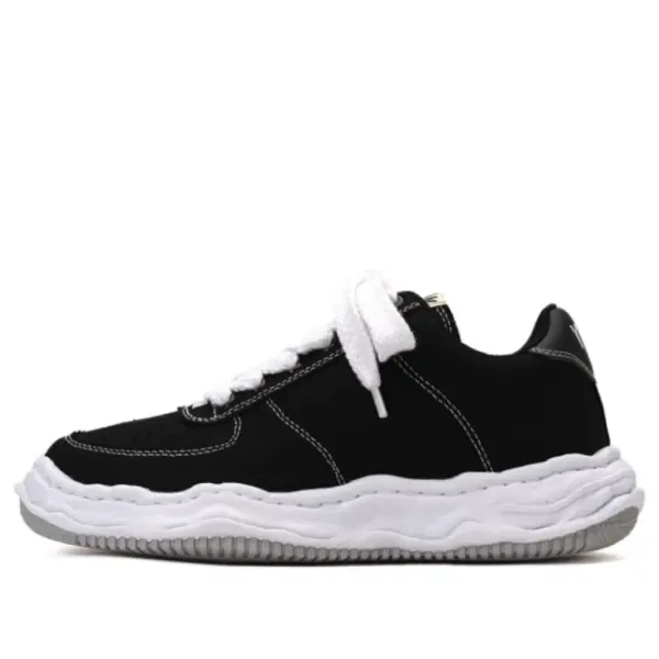 Mihara Yasuhiro Wayne Og Sole Canvas Low-top Sneaker - Black