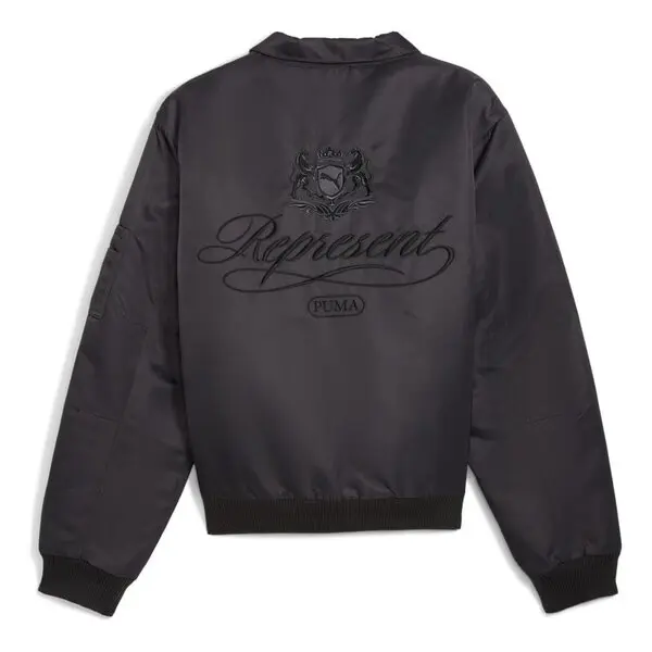 PUMA X Represent Logo Bomber Jacket - Black