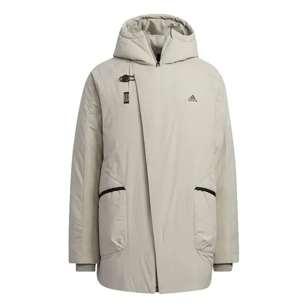 Adidas Wuji Down Jacket Series Mid-length Hooded Down Jacket - Multi-color