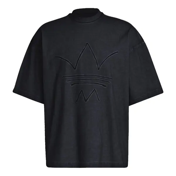 Adidas Originals Abstract Embroidered Short Sleeve - Black