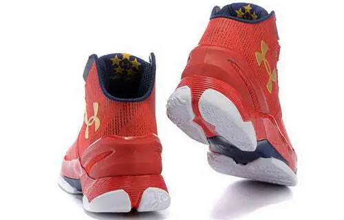 Under Armour Curry 2 "floor General" Athletic Sneakers - Red