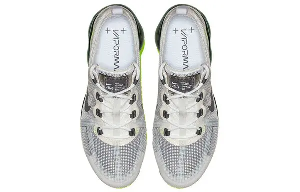 Nike Vapormax 2019 'lime Blast' Sneakers - Gray/white
