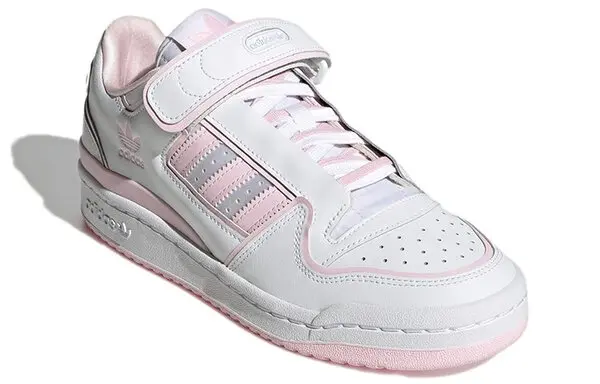 Adidas Originals Forum Low Sneakers - White/pink