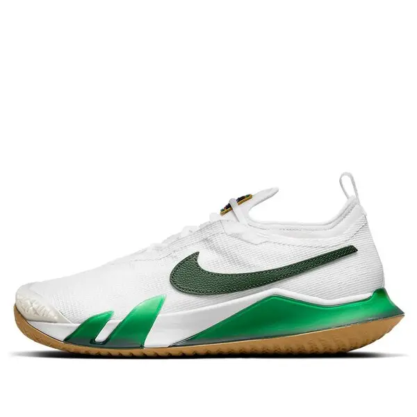 Nike Nikecourt React Vapor Nxt Low Top Sneakers - White/green