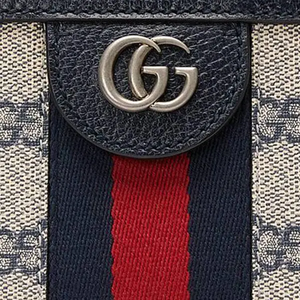 Gucci Ophidia Gg Shoulder Bag - Beige/blue