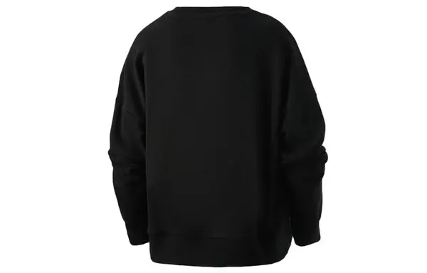 PUMA Classic Casual Printed Long Sleeve Sweater - Black/gold