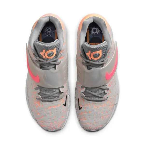 Nike Kd "sunset" Sneakers - Gray/pinkorange