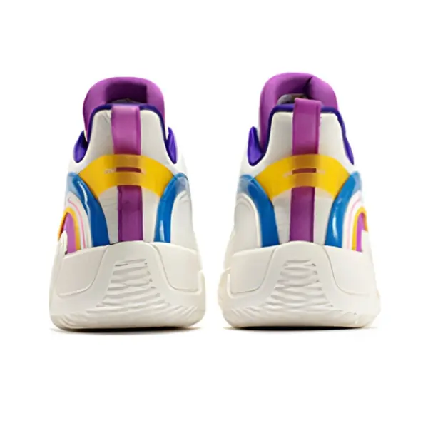 361 DEGREES Ag Pull Up Sneakers - White/yellow